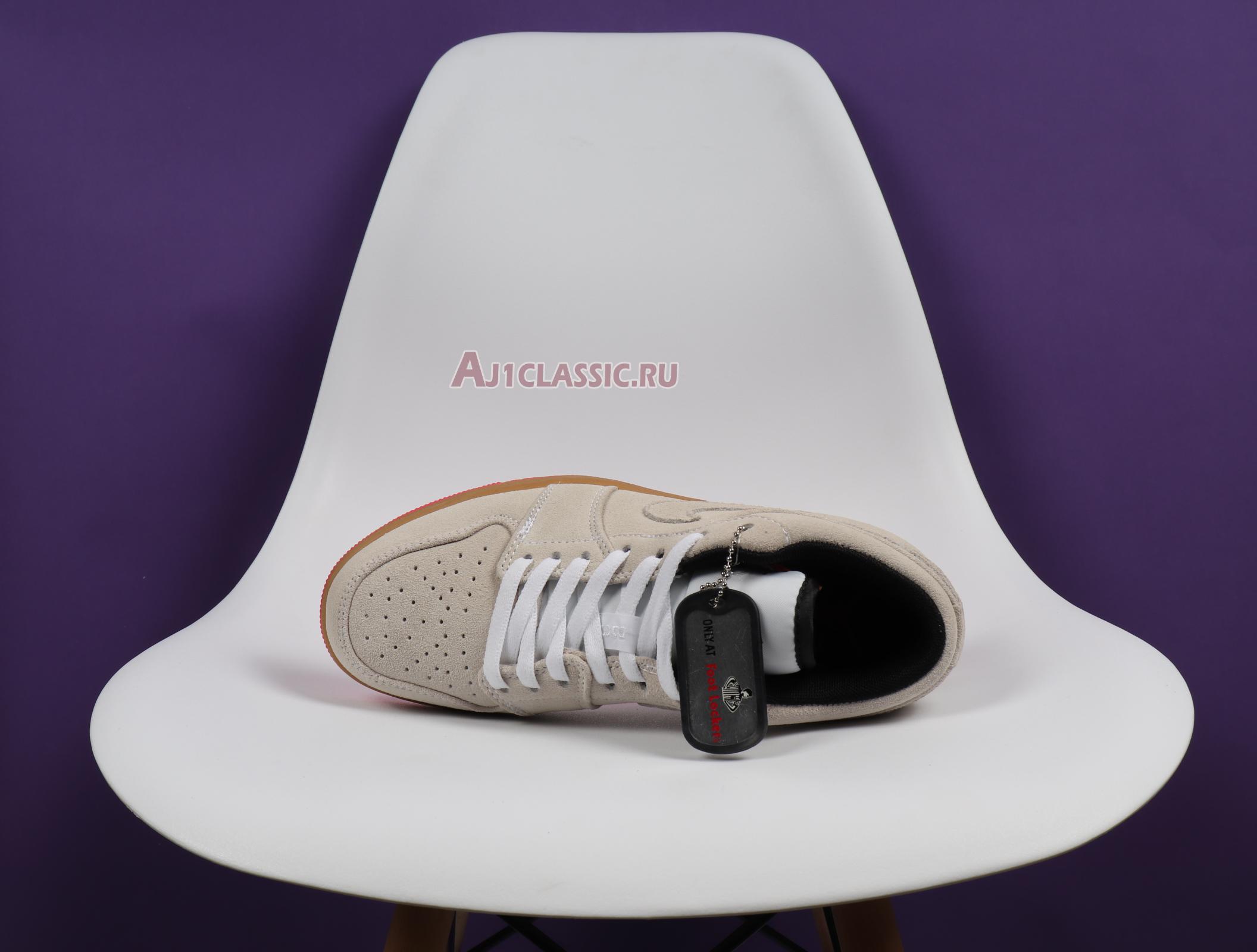 Air Jordan 1 Low White Gym Yellow 553558-119 White/White-Gym Yellow ...