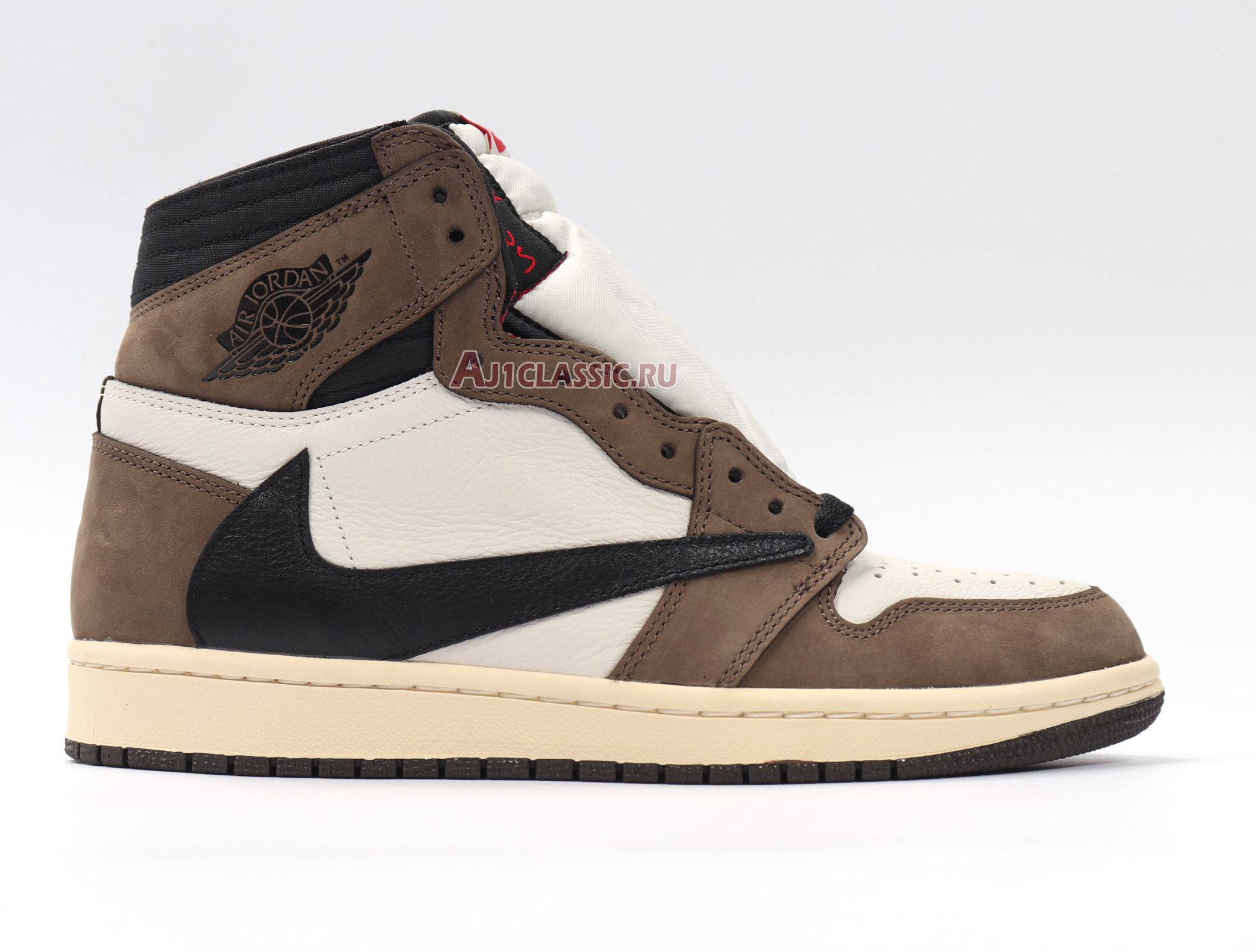 Travis Scott x Air Jordan 1 Retro High OG Mocha CD4487-100 Sail/Black ...