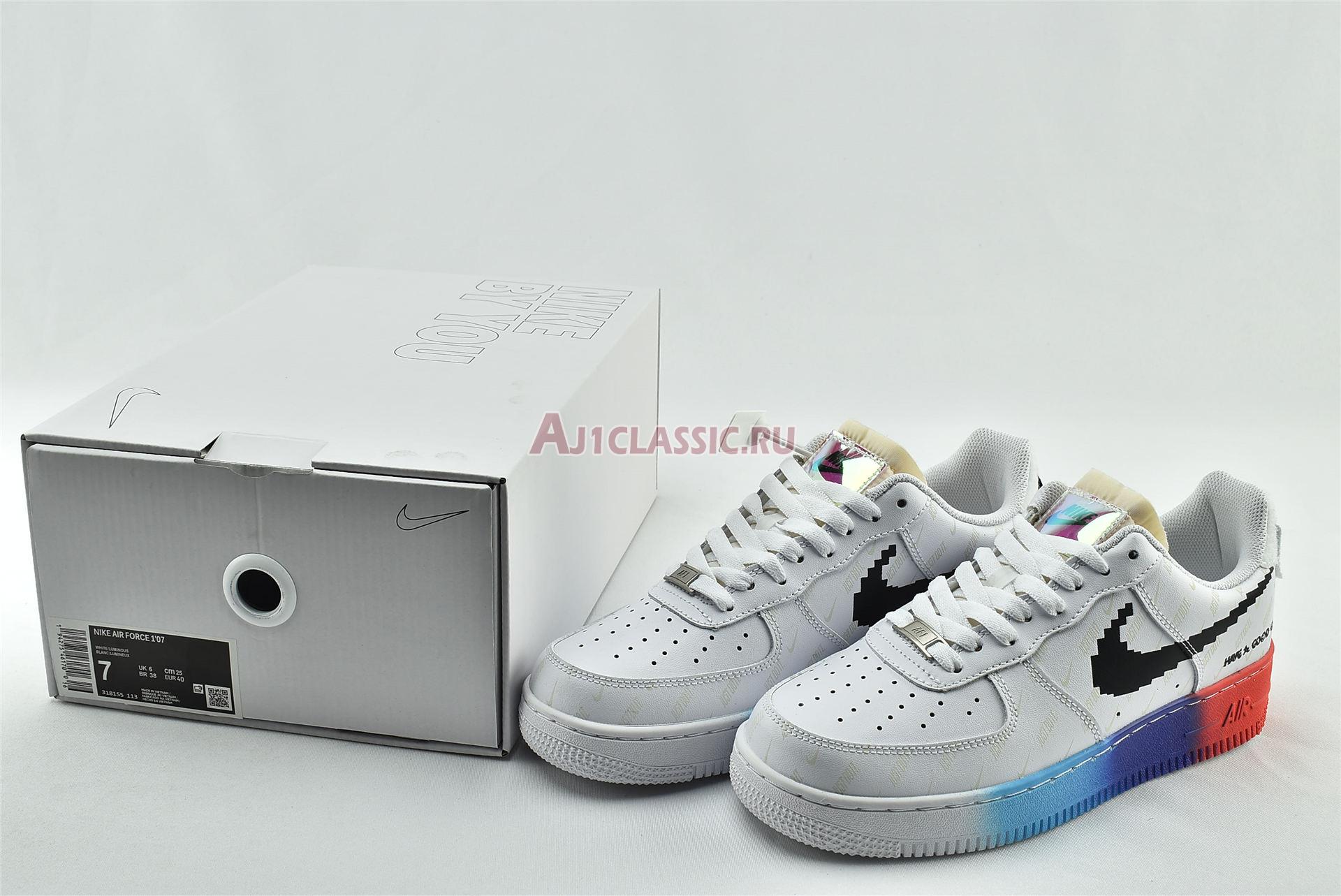 Nike Air Force 1 Low Have A Good Game 318155-113 White/White/Bright ...