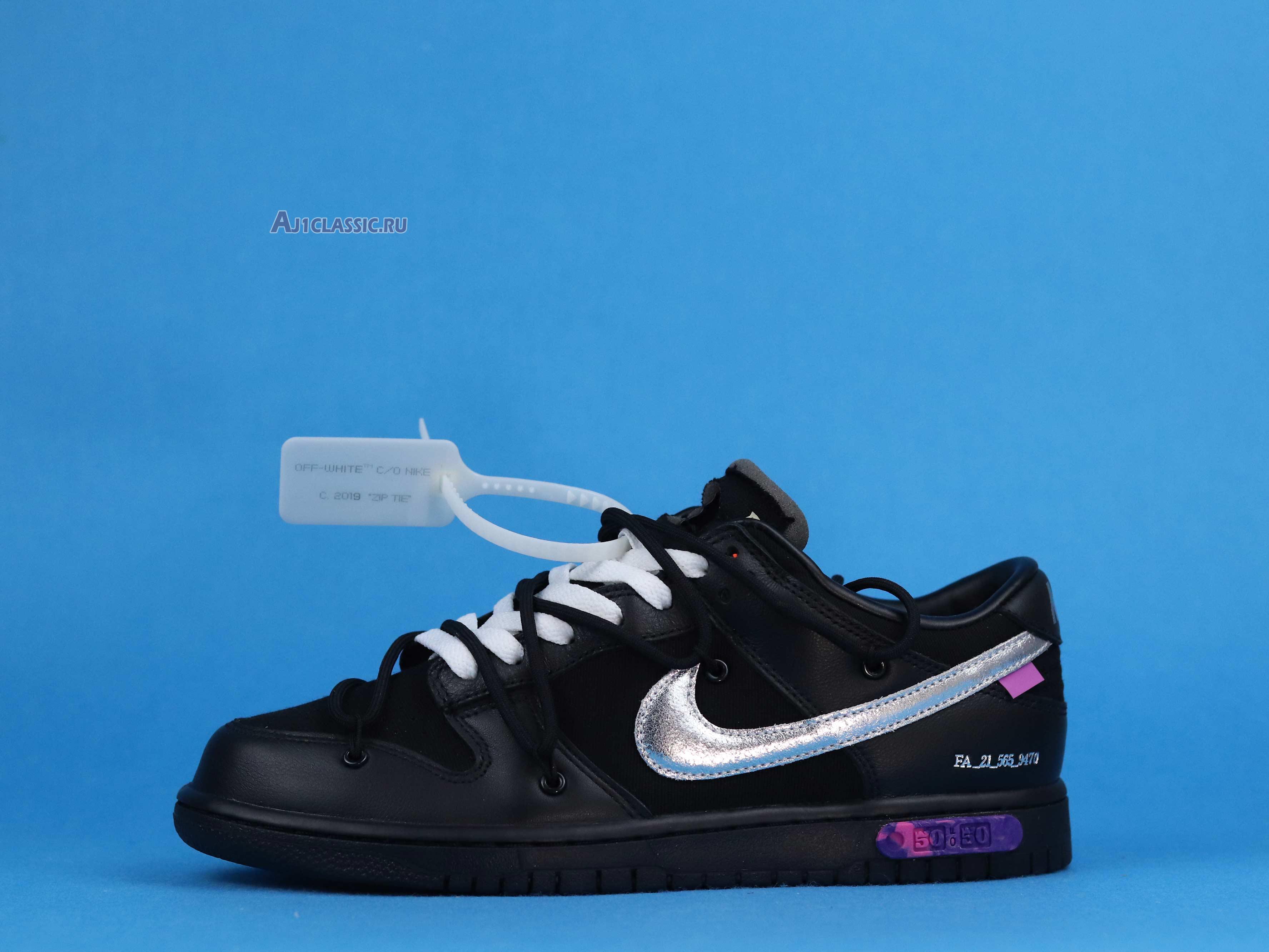 Off-White x Nike Dunk Low Dear Summer - 50 of 50 DM1602-001 Black ...