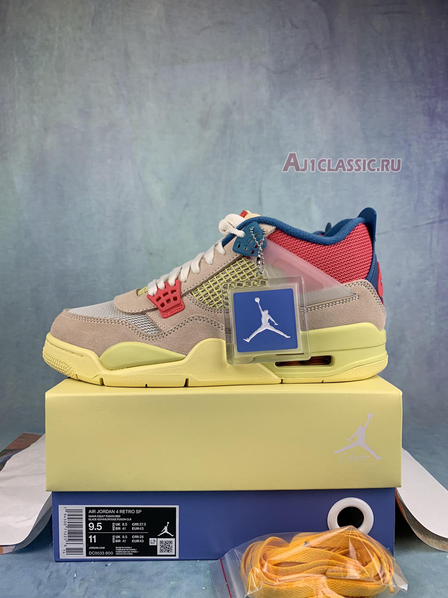 Union LA x Air Jordan 4 Retro Guava Ice DC9533-800-2 Guava Ice/Light ...